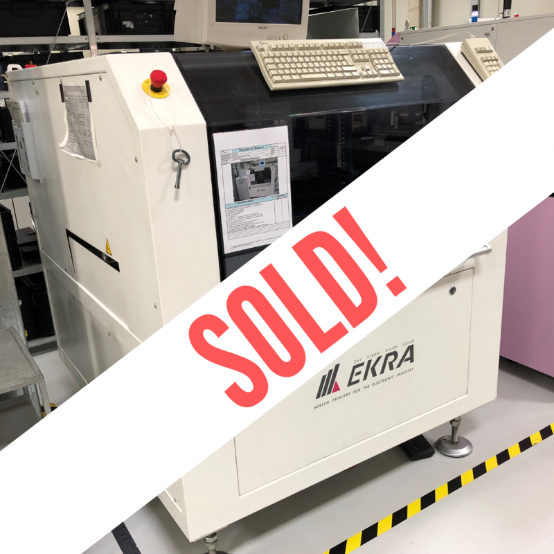 EKRA E5 Printer - Used machinery | EMS Second Life - Manufacturer ...